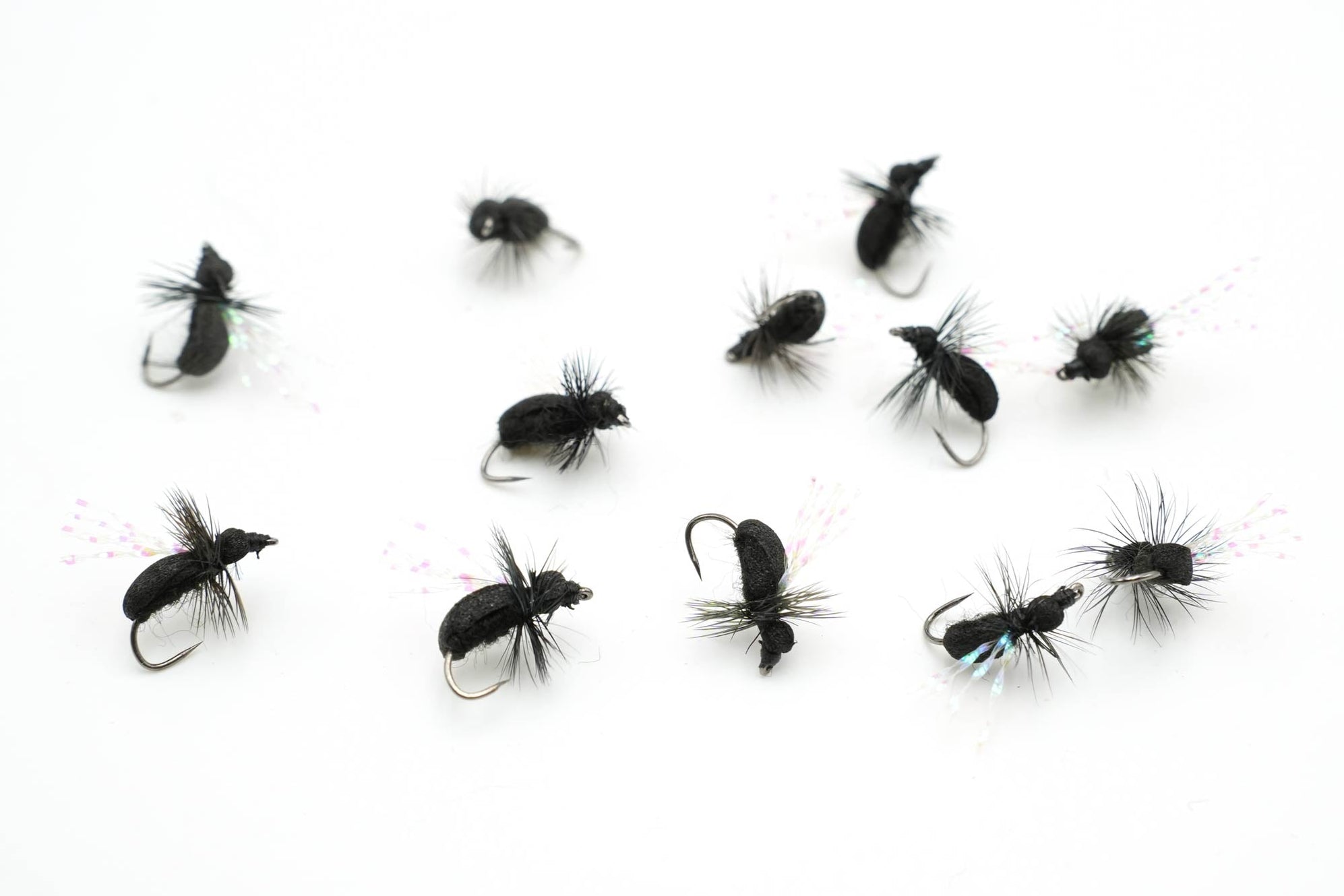 Foam Beetle Terrestrial Fly (12 flies) — Leland Fly Fishing