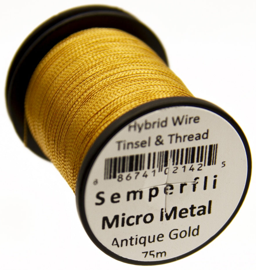 Semperfli Micro Metal Hybrid Thread — Leland Fly Fishing